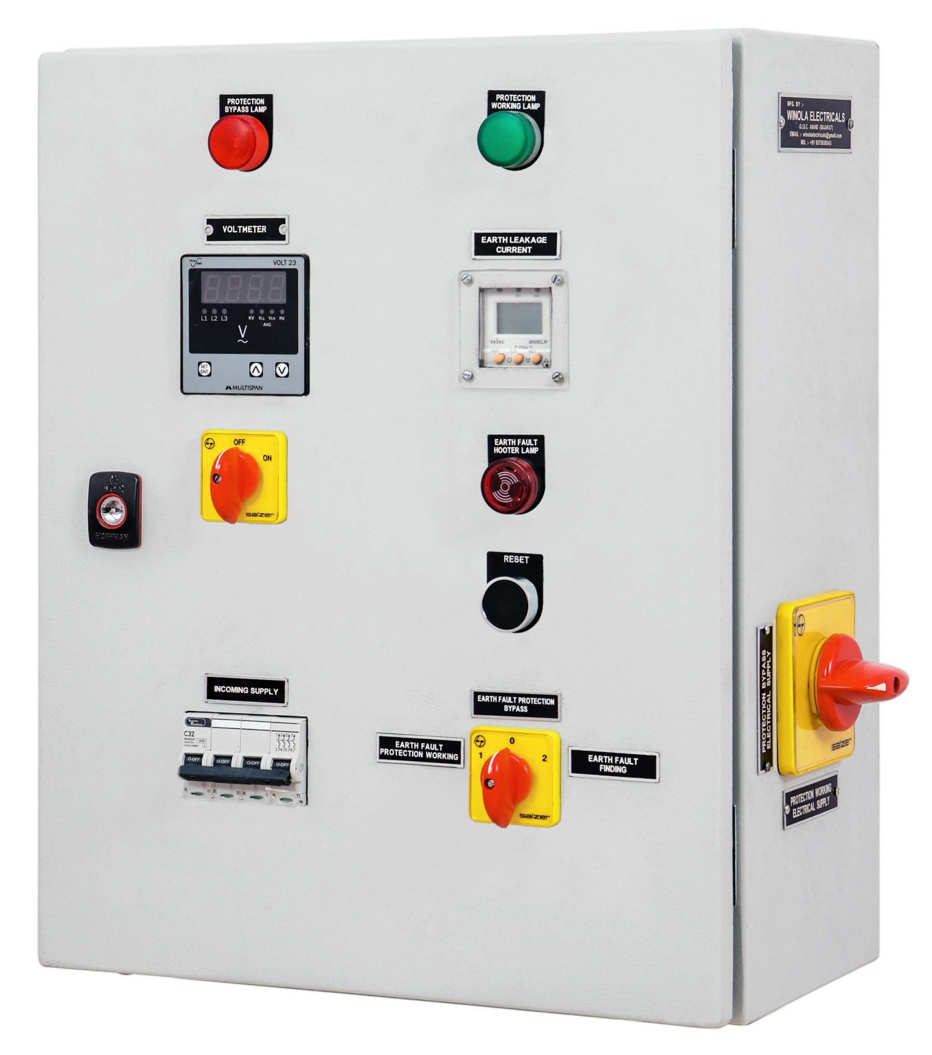 Electrical Protection Distribution Panel- 50 Amp (30 KW) – Winola ...